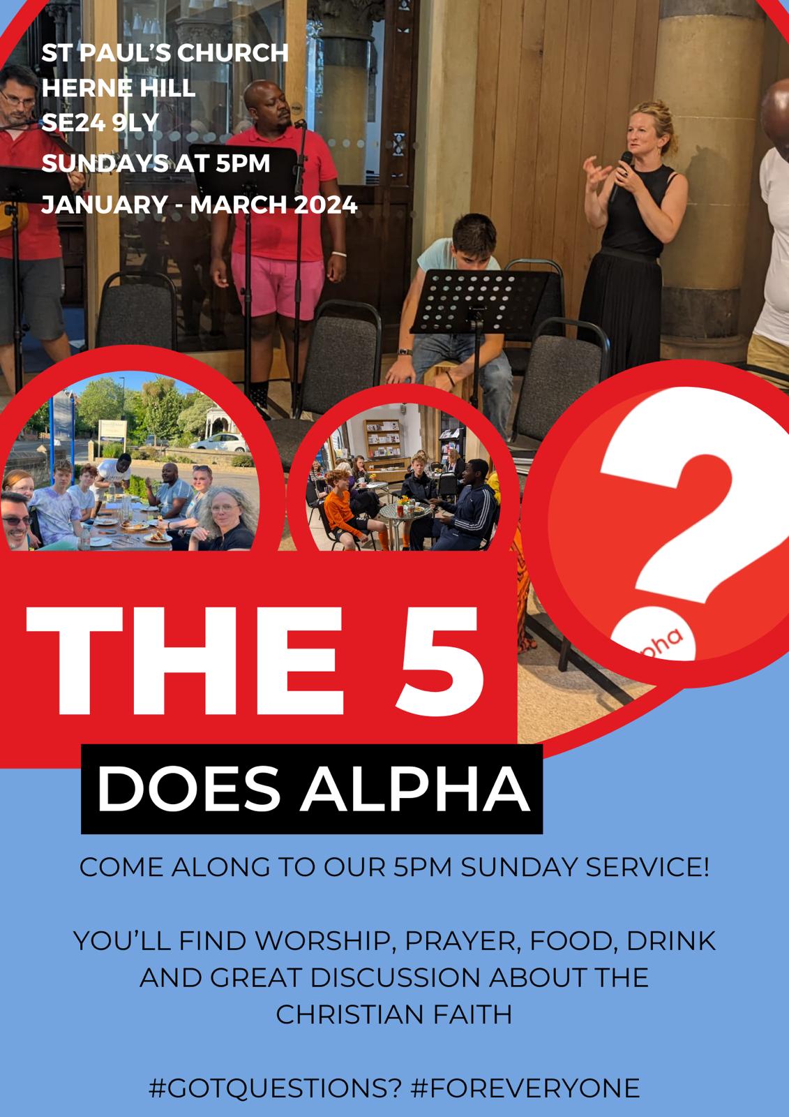 Alpha@TheFive - Herne Hill Parish